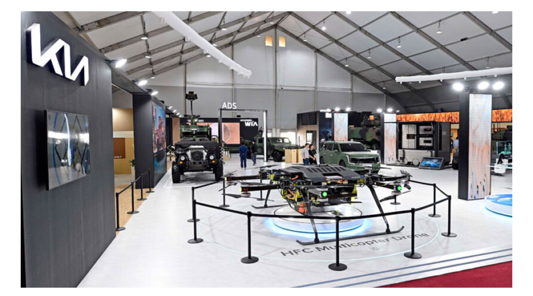 Kia And LIG Nex1 Unveil Pioneering Hydrogen Military Drones At Seoul's ADEX 2023 - FuelCellsWorks