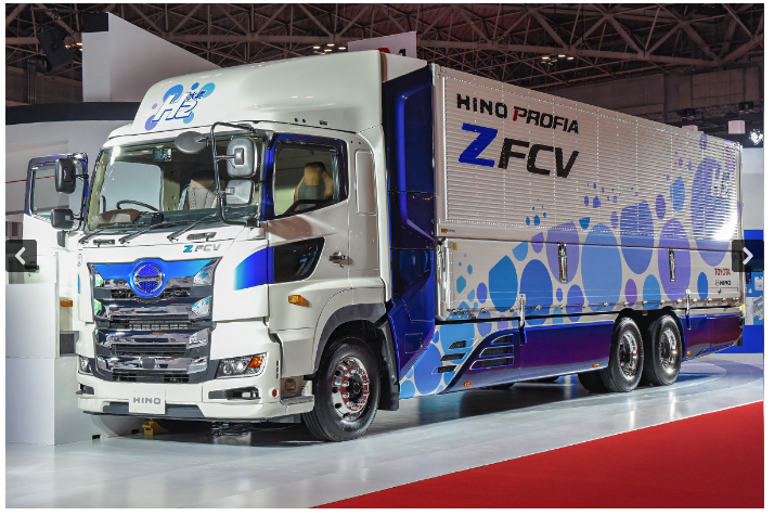 First Look: Hino's Hydrogen-Powered Truck "Profia Z FCV" At Japan Mobility Show 2023 ...