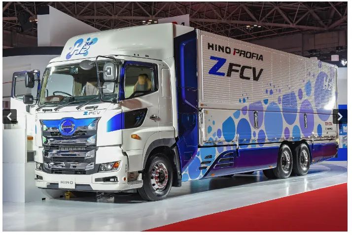 First Look: Hino's Hydrogen-Powered Truck "Profia Z FCV" at Japan Mobility Show 2023