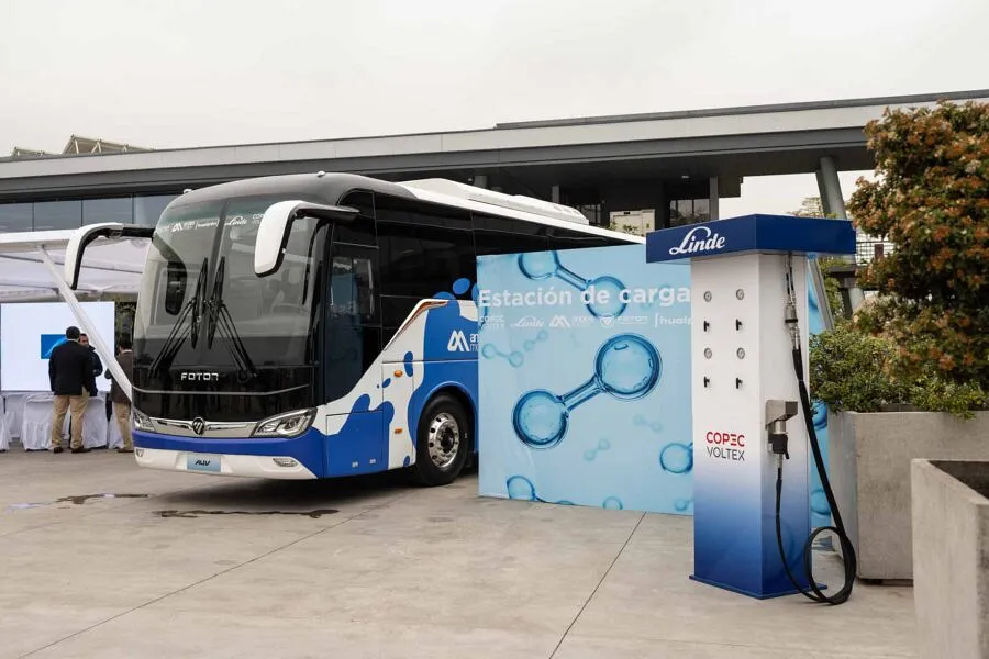 Chile's First H2 Bus Welcomes Copec's New Hydrogen Station