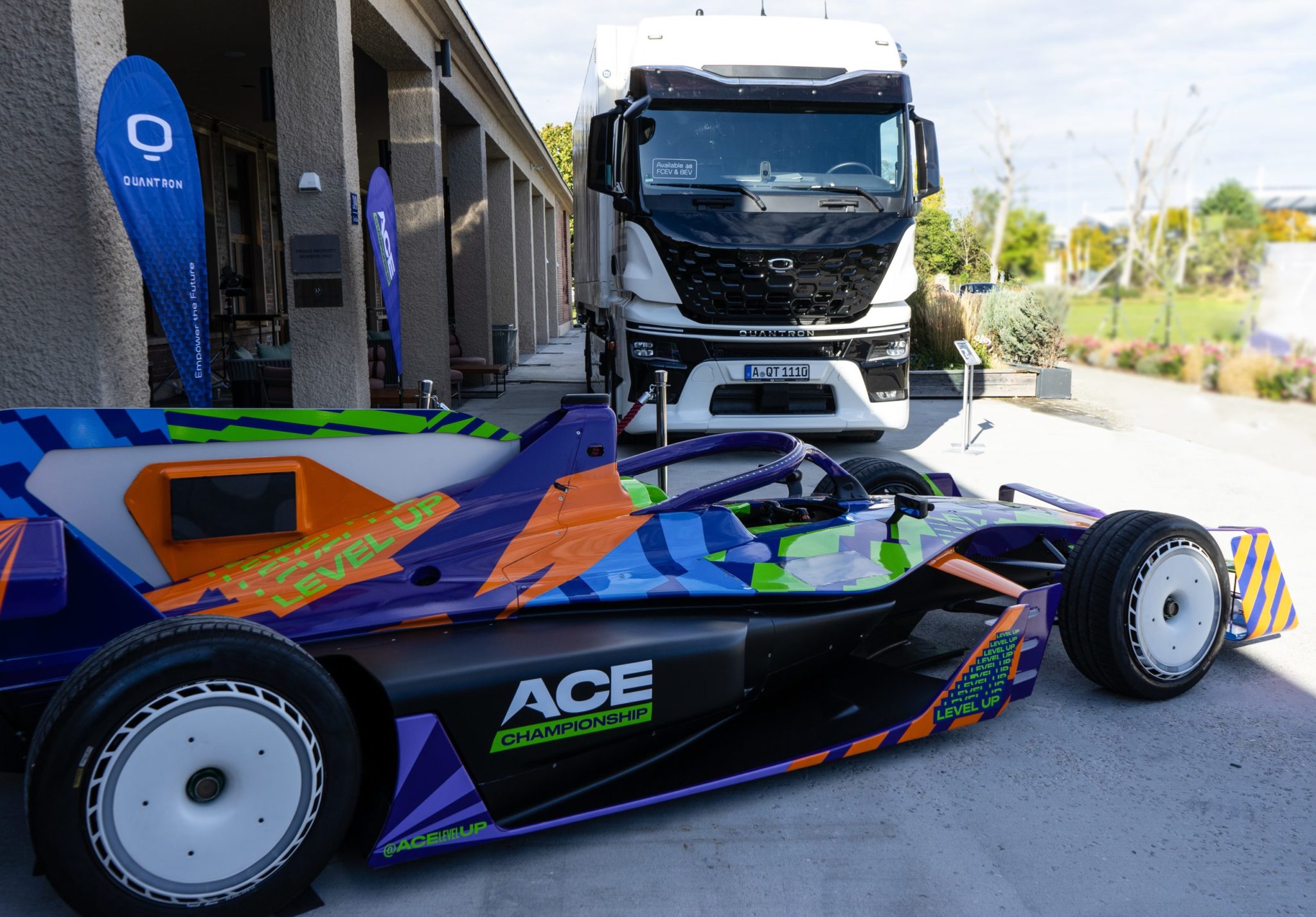 QUANTRON, The European Fuel Cell Truck Technology Leader, Provides Fuel Cell Trucks To The Ace ...