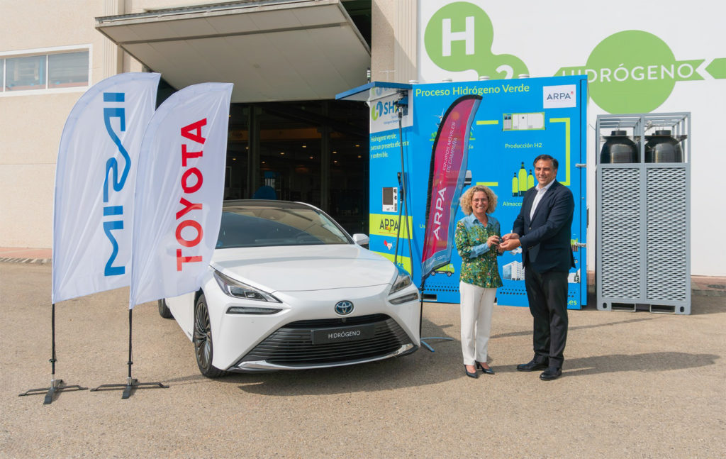 Toyota Spain Delivers A Second-Generation Toyota Mirai To Arpa, A ...