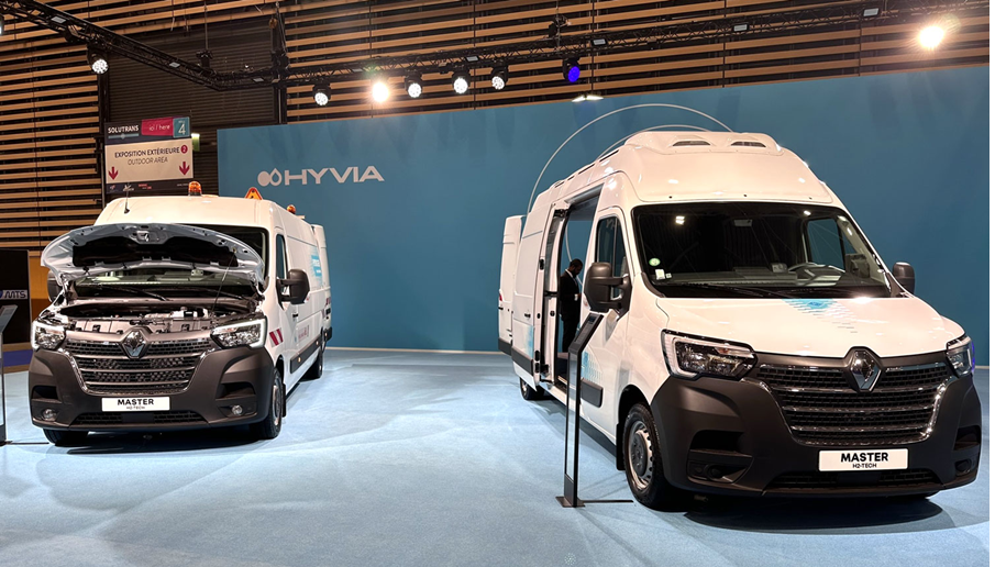 Hyvia Unveils Latest Renault Master Hydrogen Model At Solutrans ...