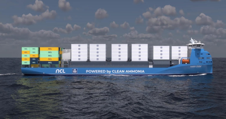 Yara And NorthSea Container Line Launch World's First Ammonia-Fueled ...
