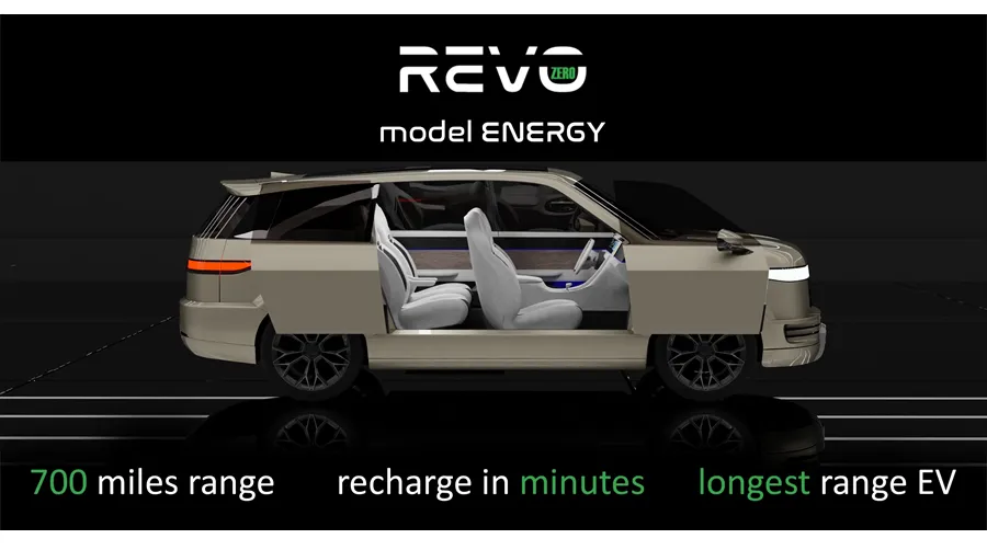 Revo Zero Energy Unveils Electric SUV With Fuel Cell Range Extender ...