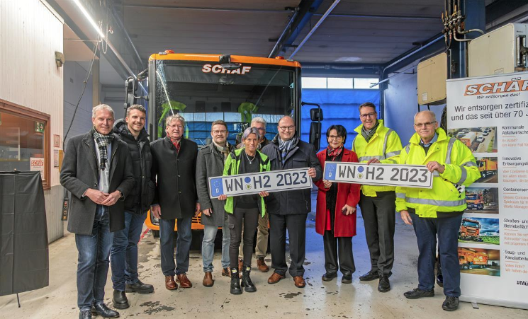 Murrhardt Company Schäf Debuts District's First Hydrogen-Powered Waste ...