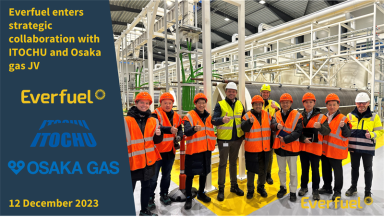 Everfuel Enters Strategic Collaboration With Itochu And Osaka Gas ...