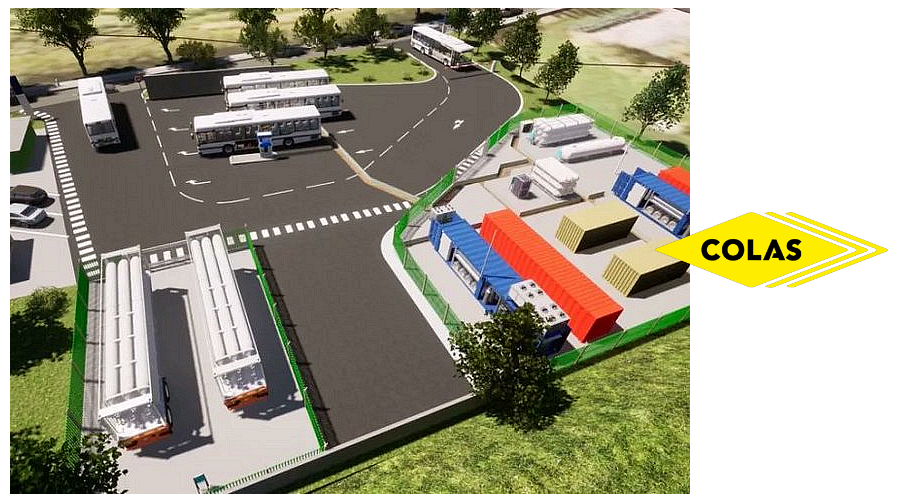 Colas Secures Its First Hydrogen Production And Distribution Station ...