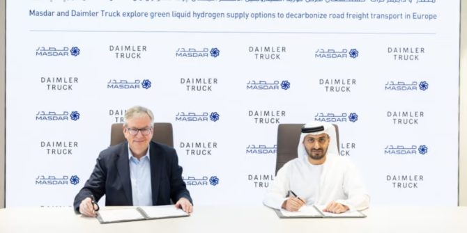 Daimler Truck And Masdar Explore Liquid Green Hydrogen Supply Options ...