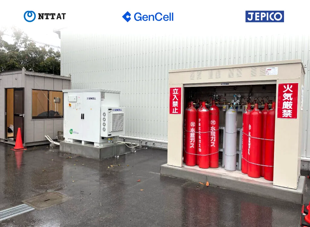 NTT Japan and Jepico Launch Pilot GenCell Box Powered by Hydrogen Fuel ...