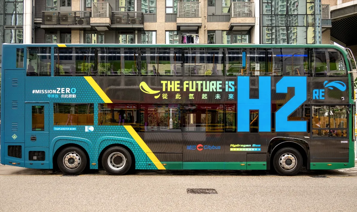 Hong Kong’s First Hydrogen Bus Hits the Streets Marking a Historic Step ...