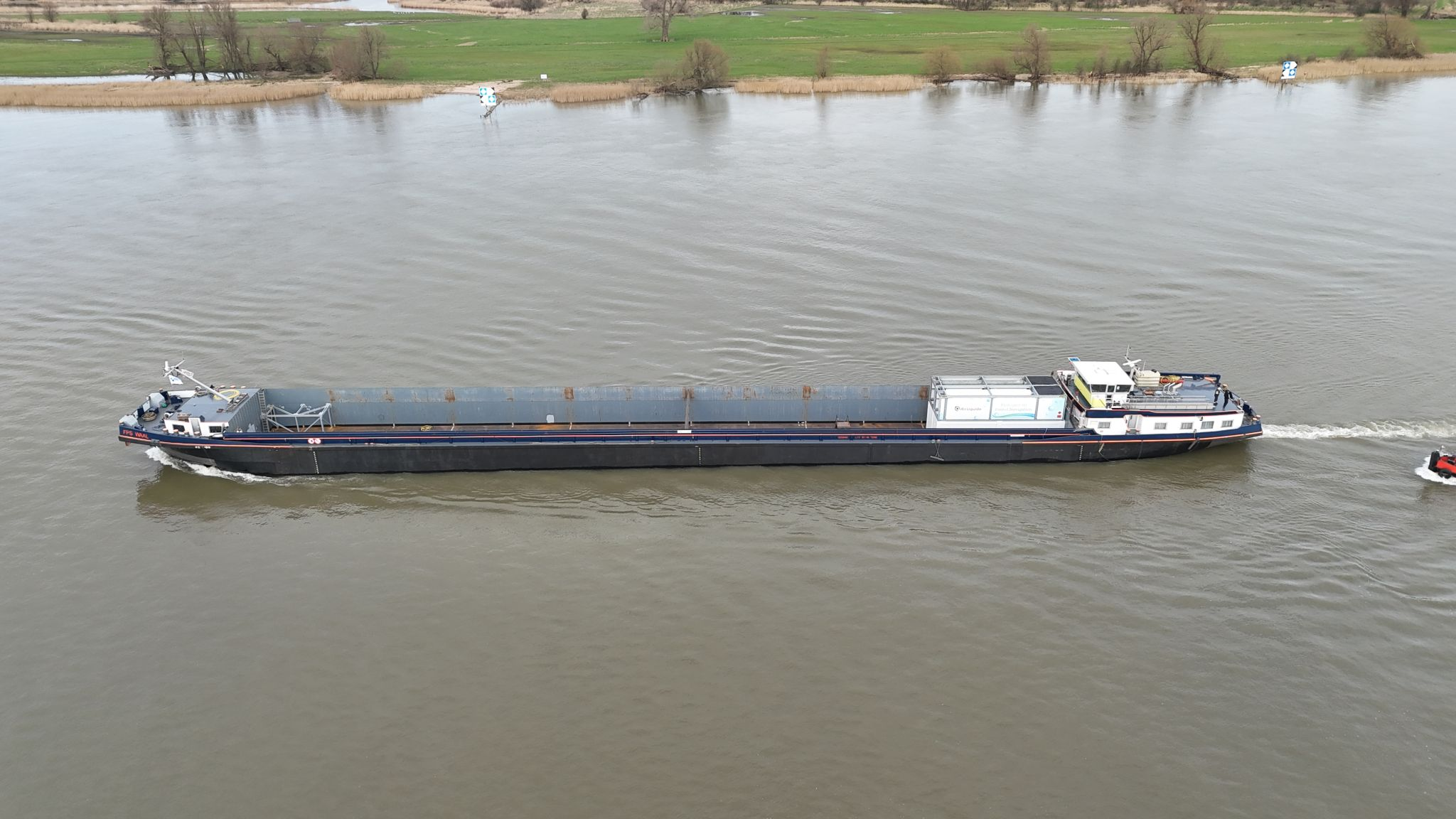 Hydrogen-Powered Inland Container Ship H2 Barge 2 Completes Initial ...
