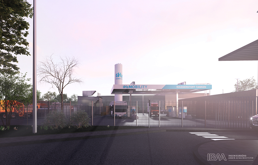 Construction Begins On The First High-Performance Hydrogen Filling Station In Düsseldorf ...