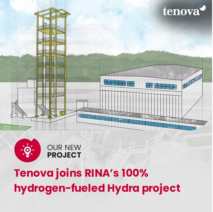 Tenova Joins RINA’s 100% Hydrogen-Fueled Hydra Project