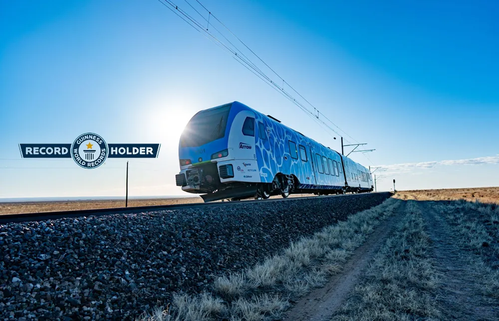 Stadler’s Hydrogen-Powered Train FLIRT H2 Achieves a New Guinness World ...