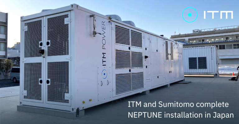 ITM Power And Sumitomo Complete Installation Of First Of Its Kind ...
