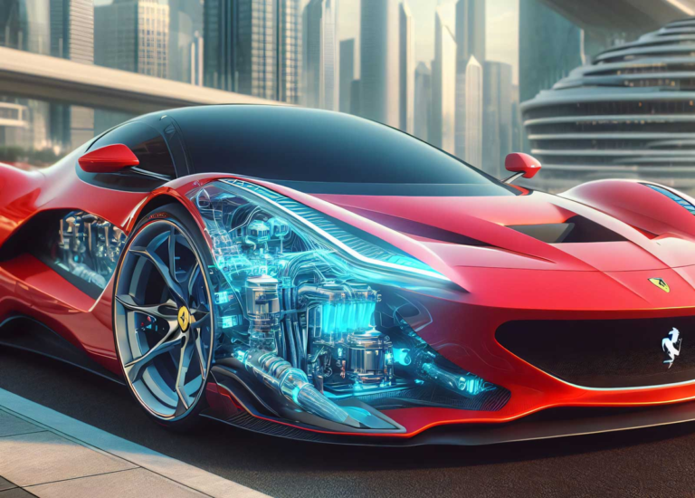 Ferrari Patents A Strange Hybrid Hydrogen Car With An Upside-Down ...