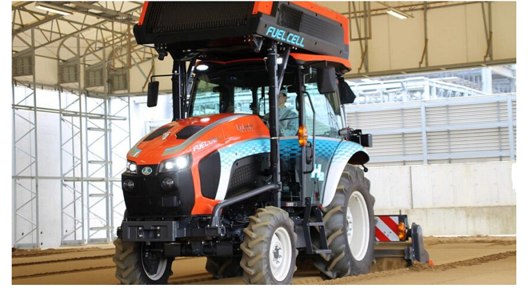 Kubota Unveils Hydrogen Fuel Cell Tractor Under Development For The ...