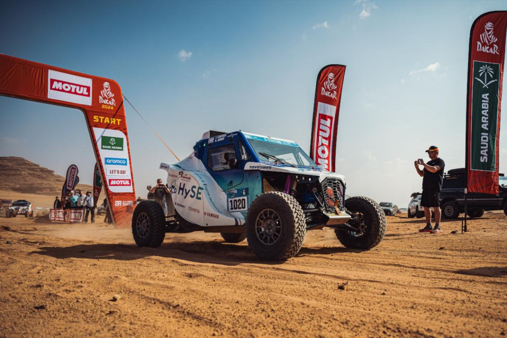 Hydrogen Engine Buggy Places 4th In Class At Dakar 2024 - FuelCellsWorks