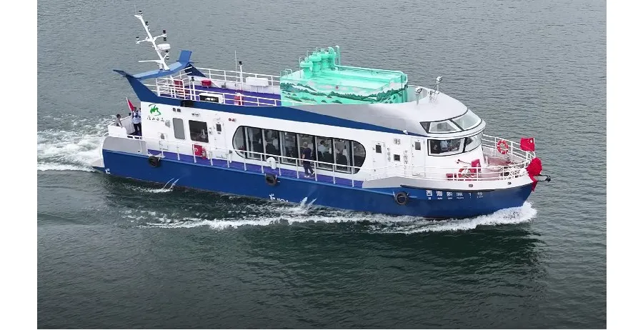 China’s First Commercial Hydrogen Fuel Cell-Powered Ship Delivered to ...
