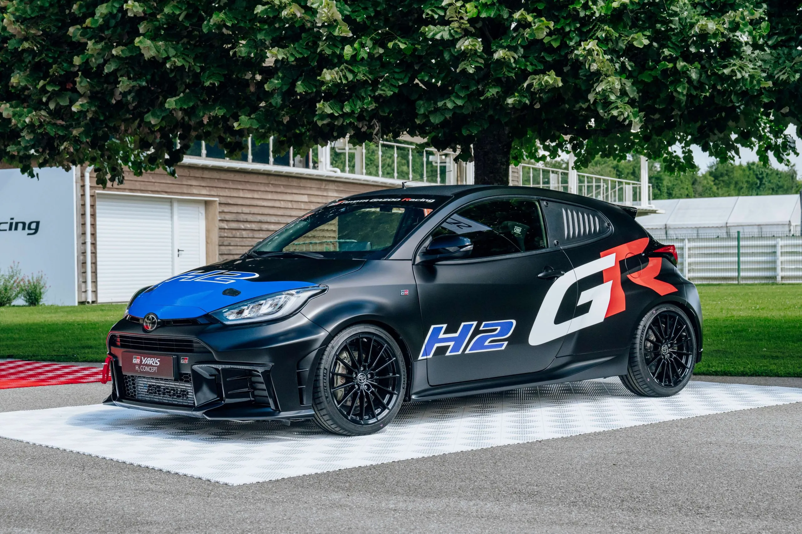 Toyota Showcases Hydrogen Powered GR Yaris at 2024 Goodwood Festival of Speed