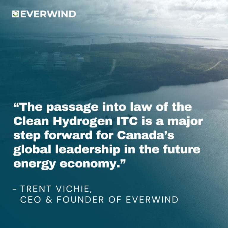 EverWind Fuels Praises Passing Of Canadian Budget Legislation: First ...