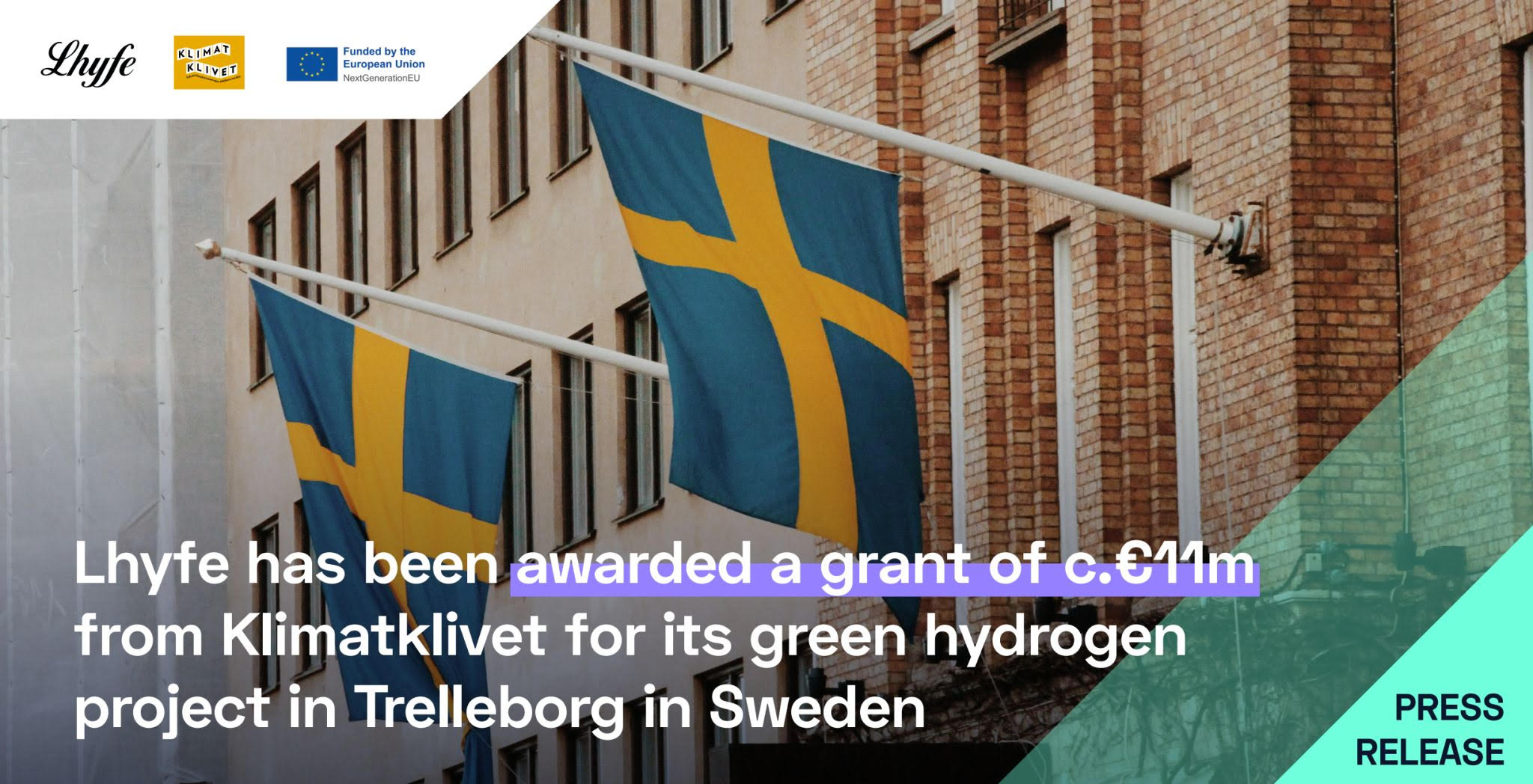 Lhyfe Has Been Awarded A Grant Of C. EUR 11m From Klimatklivet For Its ...