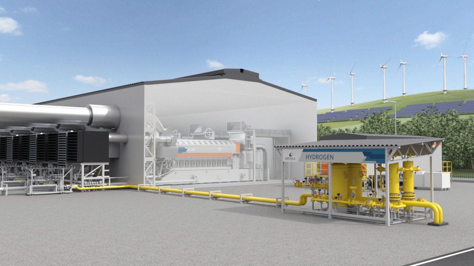 Wärtsilä Launches World’s First Large-Scale 100% Hydrogen-Ready Engine ...