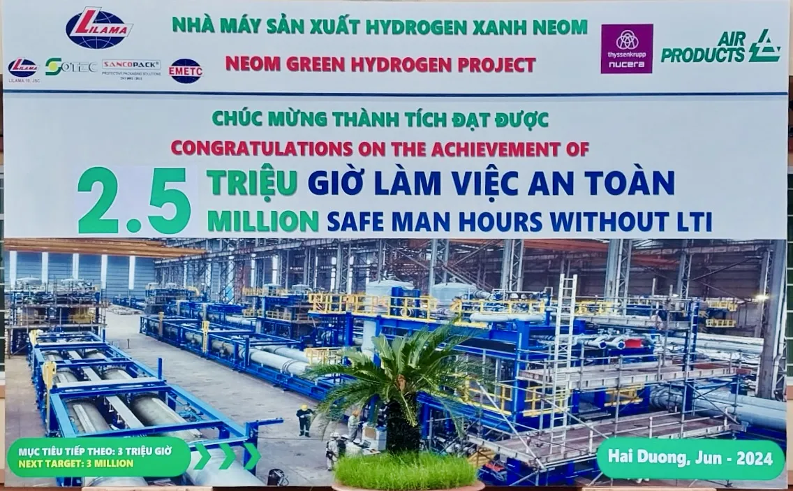 Lilama 10: Neom Green Hydrogen Project - Safety for You, Safety for Me ...