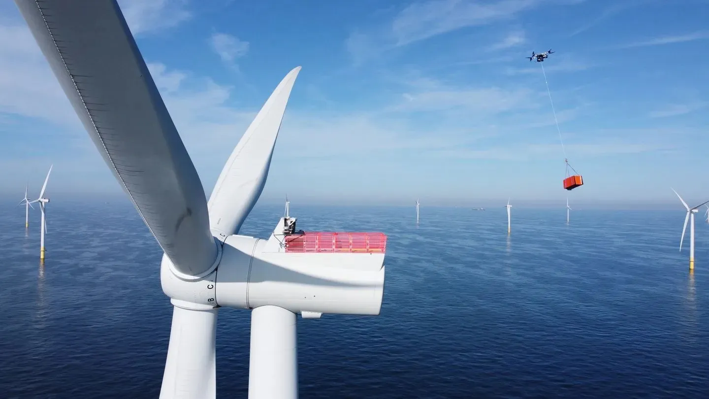 Ørsted launches world’s first heavy-lift cargo drone operations at Borssele 1&2 Offshore Wind Farm